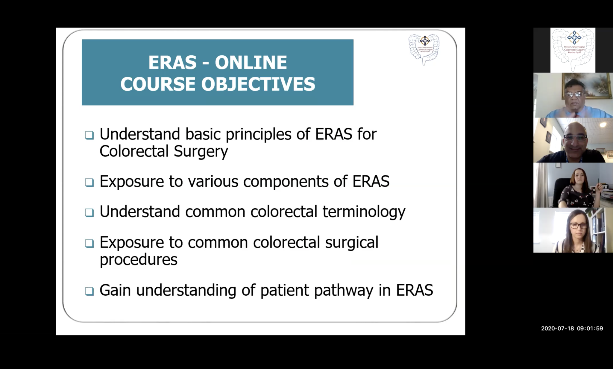 A Successful Webinar for our Enhanced Recovery After Surgery (ERAS ...